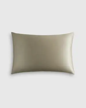Quince Mulberry Silk Pillowcase - Dried Sage