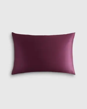 Quince Mulberry Silk Pillowcase - Plum