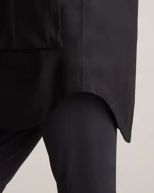 Quince Oversized Rain Jacket - True Black