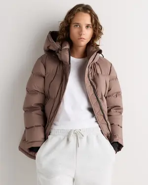 Quince Responsible Down Puffer Jacket - Hazel Brown