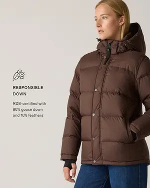 Quince Responsible Down Puffer Jacket - Hot Fudge