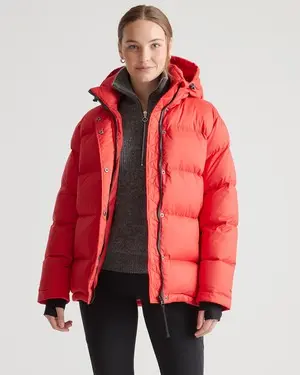 Quince Responsible Down Puffer Jacket - Red