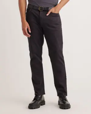 Quince Comfort Stretch Traveler 5-pocket Pants - Black