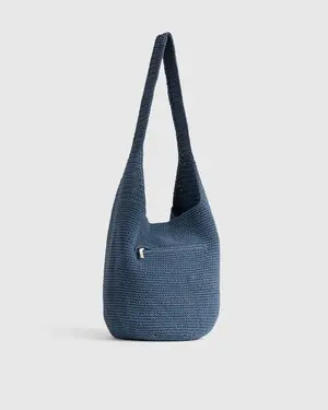 Quince Hand Crochet Hobo Shoulder Bag