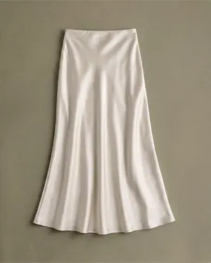 Quince Mulberry Silk Midi Slip Dress - Champagne