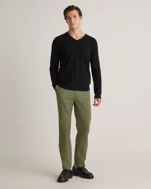 Quince Cotton Chino Drawstring Pants - Trellis