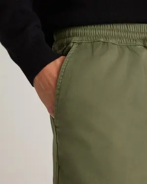 Quince Cotton Chino Drawstring Pants - Trellis