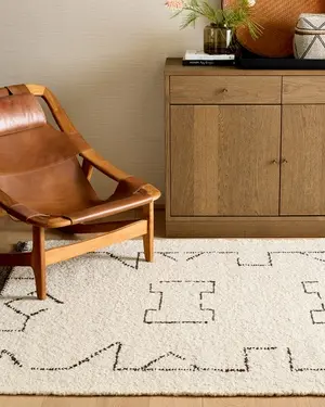 Quince Saira Hand-loomed Wool Rug - Charcoal