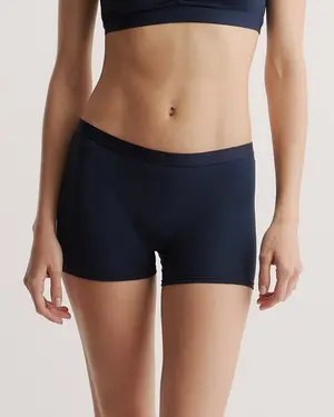 Quince Women's Micromodal Boyshort Navy