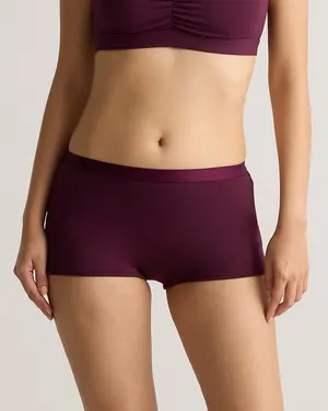Quince Women's Micromodal Boyshort Syrah
