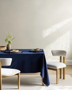 Quince Tablecloth Navy