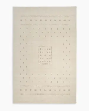 Quince Dakota Hand-loomed Wool Rug Ivory