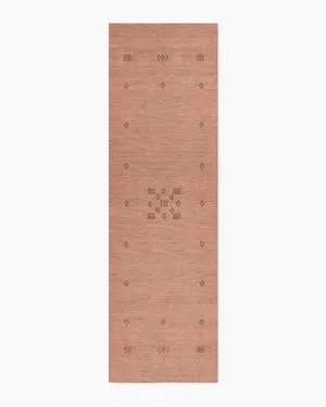 Quince Dakota Hand-loomed Wool Rug - Peach