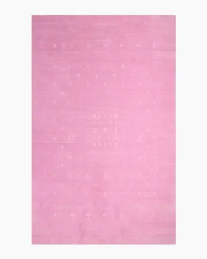 Quince Dakota Hand-loomed Wool Rug Pink