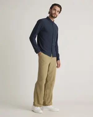 Quince Propique Performance Button Down - Navy