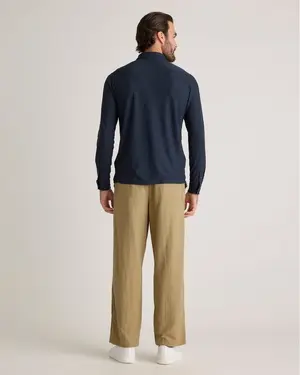 Quince Propique Performance Button Down - Navy