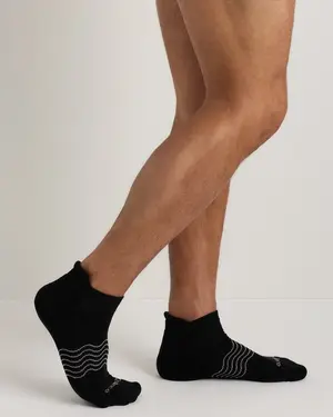 Quince Athletic Ankle Socks - Black