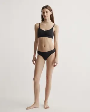 Quince Micromodal Bikini - Black