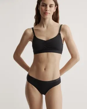 Quince Micromodal Bikini - Black