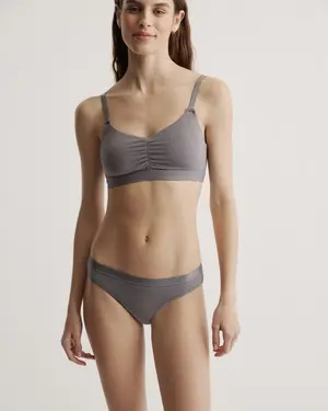 Quince Micromodal Bikini - Grey