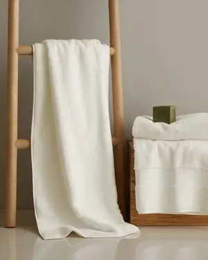 Quince Turkish Ultra Plush Bath Towel Bundle - Ivory