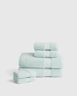 Quince Turkish Ultra Plush Bath Towel Bundle Mist