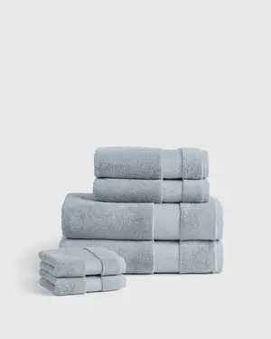 Quince Turkish Ultra Plush Bath Towel Bundle - Shore