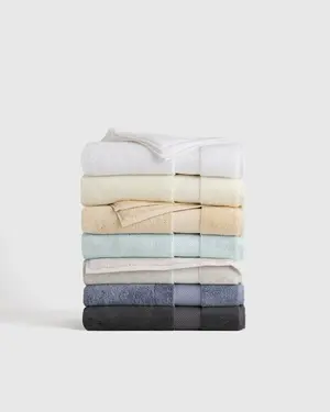 Quince Turkish Ultra Plush Bath Towel Bundle - Silver