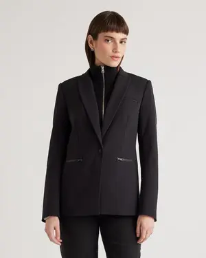 Quince Mongolian Cashmere Sweater - Black
