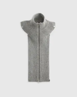Quince Mongolian Cashmere Sweater - Heather Grey