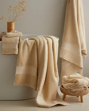 Quince Turkish Ultra Plush Bath Sheet Bundle - Linen