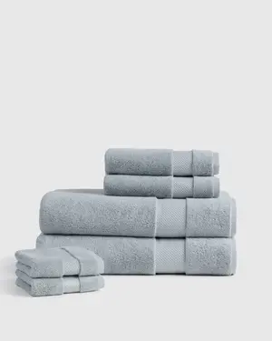 Quince Turkish Ultra Plush Bath Sheet Bundle Shore
