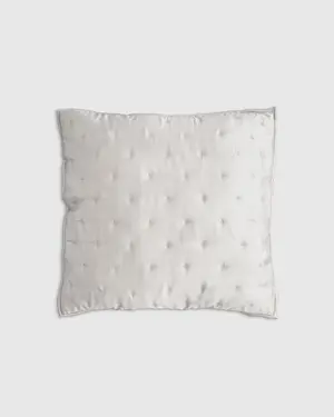 Quince Bamboo Dream Quilted Sham - White