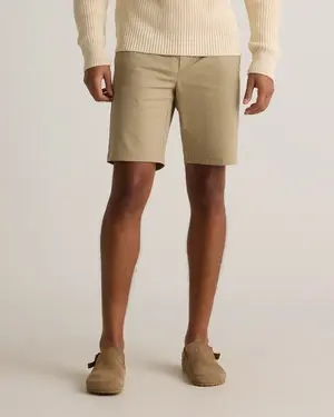 Quince Classic Stretch Chino 9" Shorts - Sand Dune