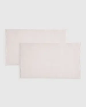 Quince Turkish Bath Mat Bundle - Silver