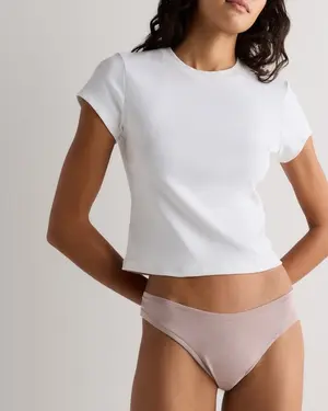 Quince High-cut Thong - Mink