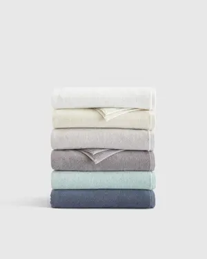 Quince Turkish Ribbed Quick Dry Bath Towel Bundle