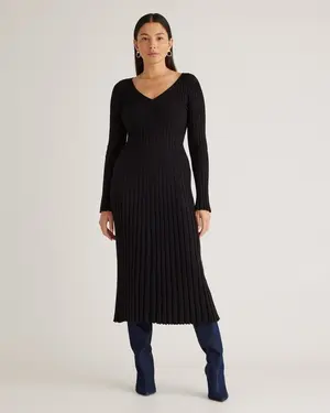 Quince Ribbed Day Dresses