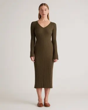 Quince Long Sleeve Day Dresses