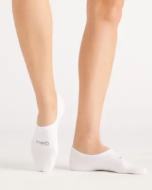 Quince Everyday Lightweight No-show Socks 4-pack - White