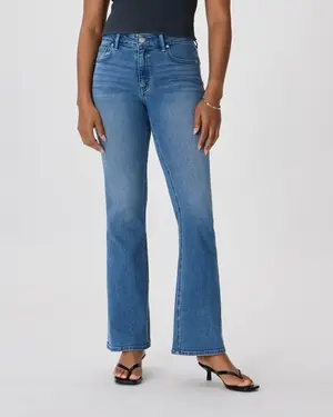 Quince Luna Stretch Flare Jeans - Seaside Blue