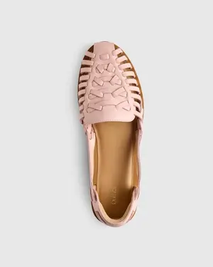 Quince Huarache Flat - Shell Pink
