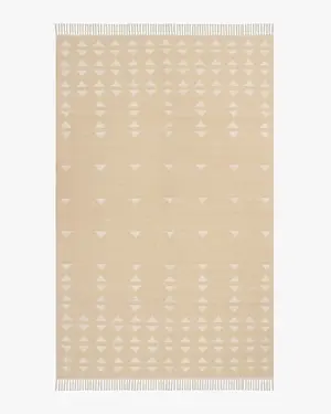 Quince Shay Wool Kilim Rug - Natural