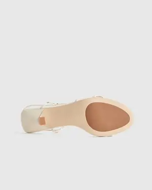 Quince Italian Leather Strappy Heel