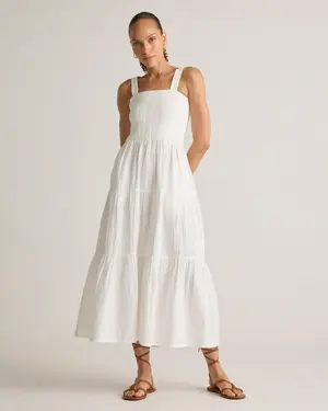 White Gauze Dresses 