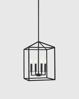 Quince Steel Lantern Pendant Light