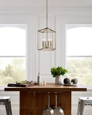Quince Steel Lantern Pendant Light