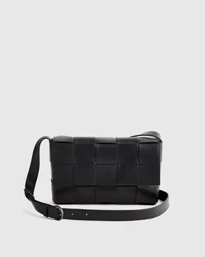 Italian Leather Flap Crossbody Bags