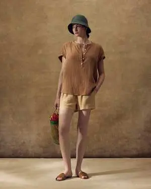 Quince Linen Shorts - Driftwood