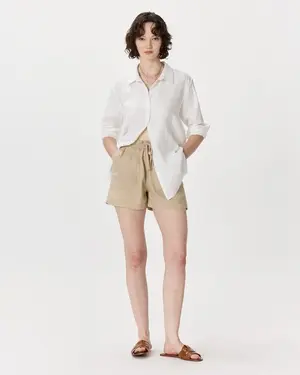 Quince Linen Shorts - Driftwood